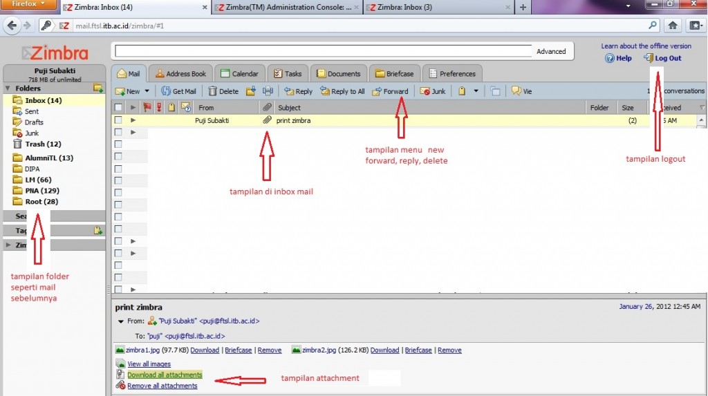 Penggunaan Mail FTSL – Fakultas Teknik Sipil dan Lingkungan