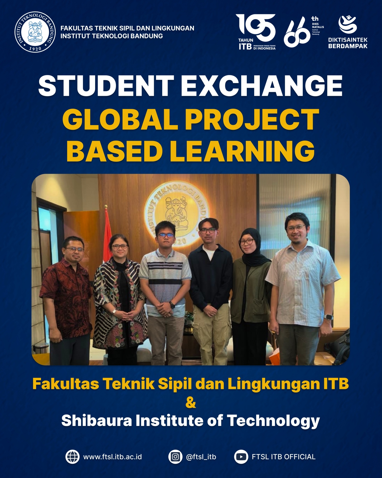 FTSL ITB Mengikuti Global Project Based Learning Bersama Shibaura ...